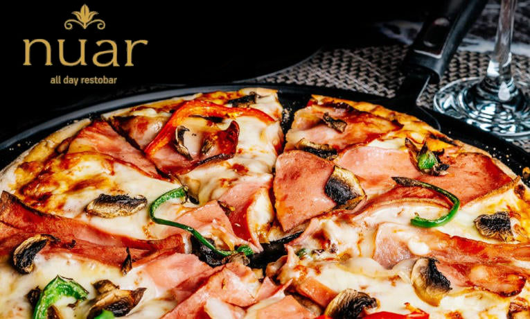 nuar, Αργυρούπολη | Προσφορά Μενού 2 Ατόμων με Pizza, Pasta & Σαλάτα